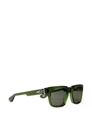 Chrome Hearts Box Officer Squared-frame Sunglasses