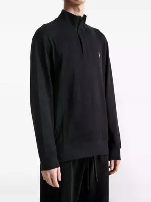 Polo Ralph Lauren Logo-embroidered Quarter-zip Sweater