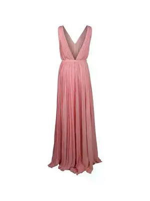 Valentino Garavani Pleated Belted Dress