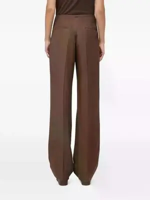BLUGIRL Pleated Trousers - Brown