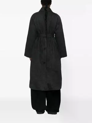Soh Check-pattern Belted Coat