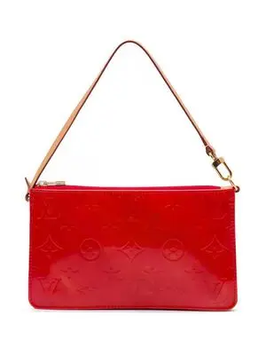 LOUIS VUITTON 2001 Monogram Vernis Pochette Lexington Shoulder Bag - Red
