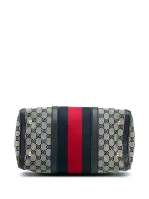 Gucci 2016-2026 Medium Gg Canvas Web Joy Boston Bag Satchel
