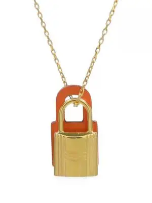 Hermès 2019 O'kelly Leather Necklace - Gold