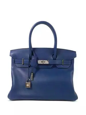 Hermès Birkin 30 Tote Bag - Blue