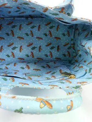 Prada Canapa Printed Tote Bag