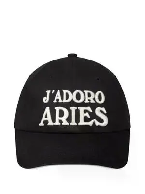 Aries J'adoro Logo-embroidered Cap