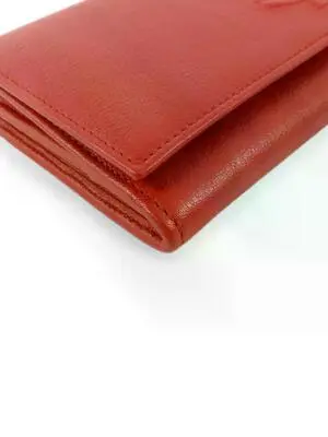 Saint Laurent Leather Long Wallet