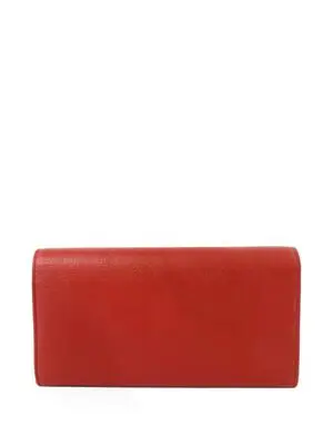 Saint Laurent Leather Long Wallet