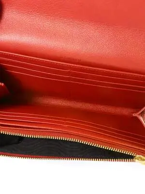 Saint Laurent Leather Long Wallet
