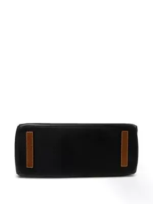 Loewe Lazo Leather Tote Bag - Black