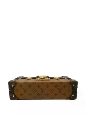 LOUIS VUITTON Petite Malle Monogram Reverse Clutch Bag