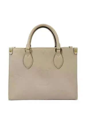 LOUIS VUITTON On The Go Monogram Empreinte Tote Bag - Neutrals