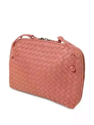 Bottega Veneta Intrecciato Shoulder Bag - Pink