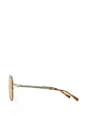 Gucci Tortoiseshell-effect Pilot-frame Sunglasses