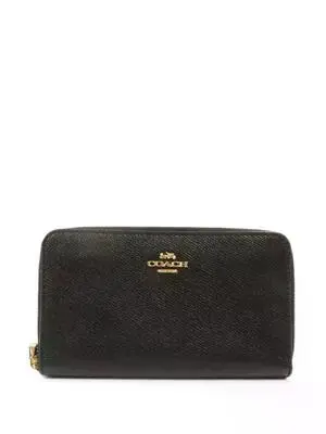 COACH VINTAGE Zip-around Wristlet Wallet - Black
