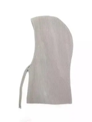 N.peal Ribbed Cashmere Hat - Neutrals