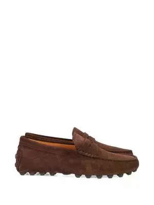 TOD'S Gommino Bubble Loafers In Suede