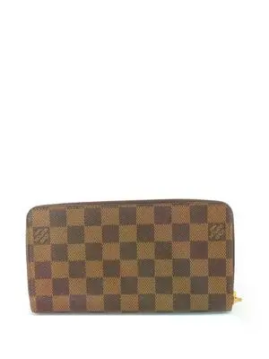LOUIS VUITTON Long Zippy Vivienne Damier Ebène Wallet