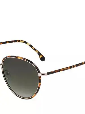 Paul Smith Tortoiseshell-effect Round-frame Sunglasses