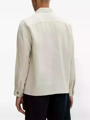 Marc O'polo Zip-up Patch-pocket Jacket - Neutrals