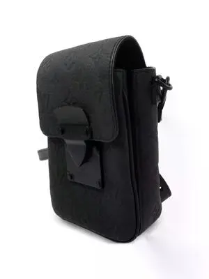 LOUIS VUITTON S-lock Monogram Taurillon Messenger Bag