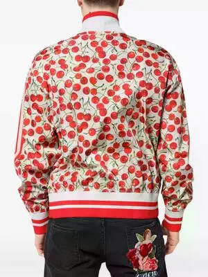 Dolce & Gabbana Cherry-print Bomber Jacket