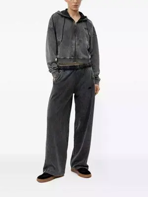 Hugo Wide-leg Jogpants In Soft Cotton Blend
