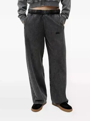 Hugo Wide-leg Jogpants In Soft Cotton Blend