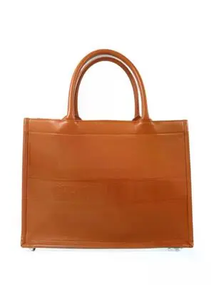Dior Small Book Tote Embossed-logo Tote Bag
