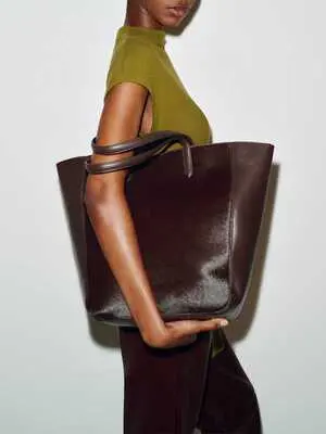 REFORMATION Paloma North South Tote - Brown