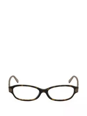 FERRAGAMO Tortoiseshell-effect Crystal-embellished Glasses - Brown