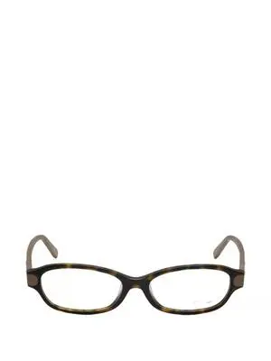 FERRAGAMO Tortoiseshell-effect Crystal-embellished Glasses - Brown