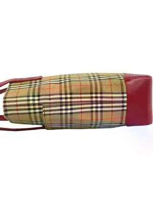Burberry 20th Century Haymarket Check Tote Bag