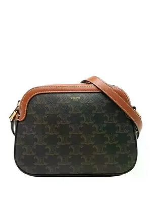 Celine 2020 Small Triomphe Coated Canvas Camera Bag Crossbody Bag