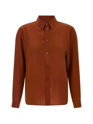 Saint Laurent Cassandre Silk Shirt