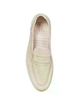 John Lobb Suede Loafers - Neutrals