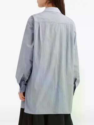 Y’s Striped Pleated Shirt