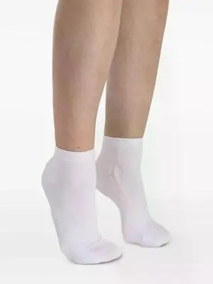 Wolford Ribbed-knit Terry-sole Socks - White