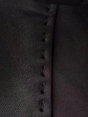 Prada Buckle Antiqued Nappa Leather Bag