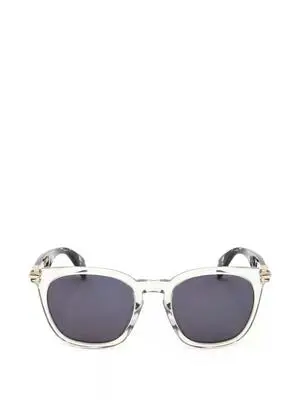Rag & Bone Tortoiseshell-effect Square-frame Sunglasses - Neutrals
