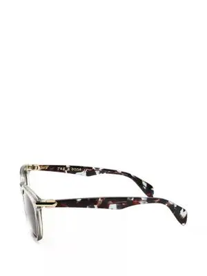 Rag & Bone Tortoiseshell-effect Square-frame Sunglasses