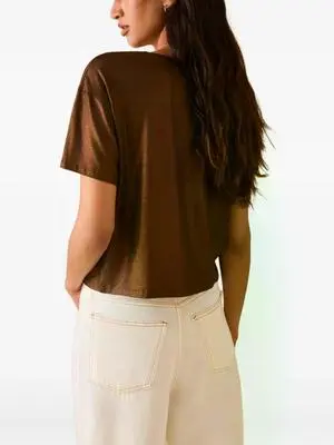 PENNYBLACK Metallic-effect Pocket T-shirt
