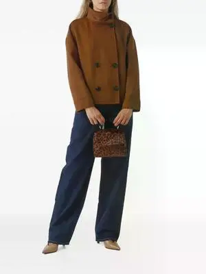 Orciani Leopard-print Pony-hair Tote Bag - Brown