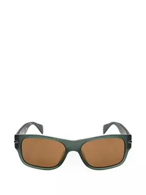 Rag & Bone Rectangle-frame Sunglasses - Green