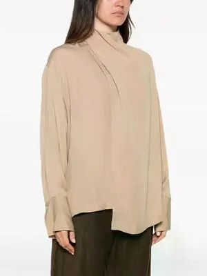 RAME Draped Button-fastening Shirt