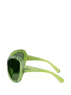 SWAROVSKI Crystal-embellished Oversized-frame Sunglasses