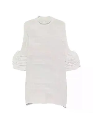 CFCL Ruffled Bell-sleeve Mini Dress