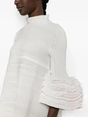 CFCL Ruffled Bell-sleeve Mini Dress