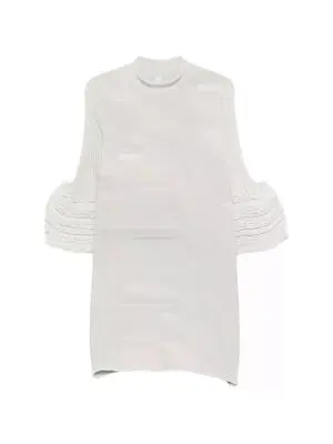 CFCL Ruffled Bell-sleeve Mini Dress